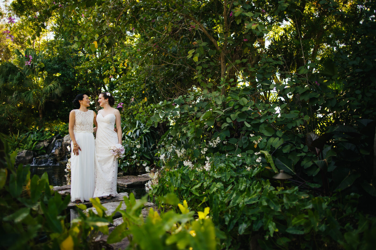 A Gorgeous LGBTQ+ Destination Wedding at Colab Farms | Tiny House Photo