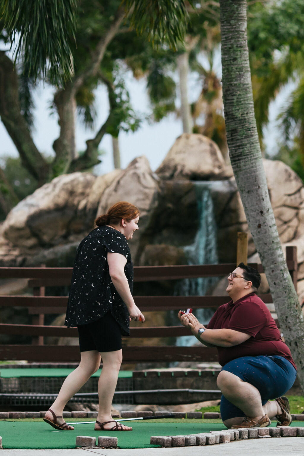 Lesbian Proposal at Mini Golf | Hudson Valley LGBTQ+ Wedding ...