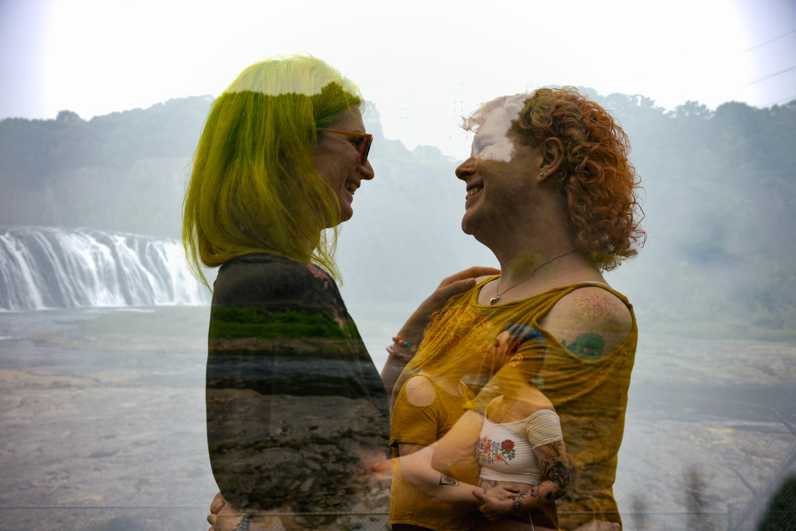 Queer Polycule Couples Session at Cohoes Falls | Upstate New York ...